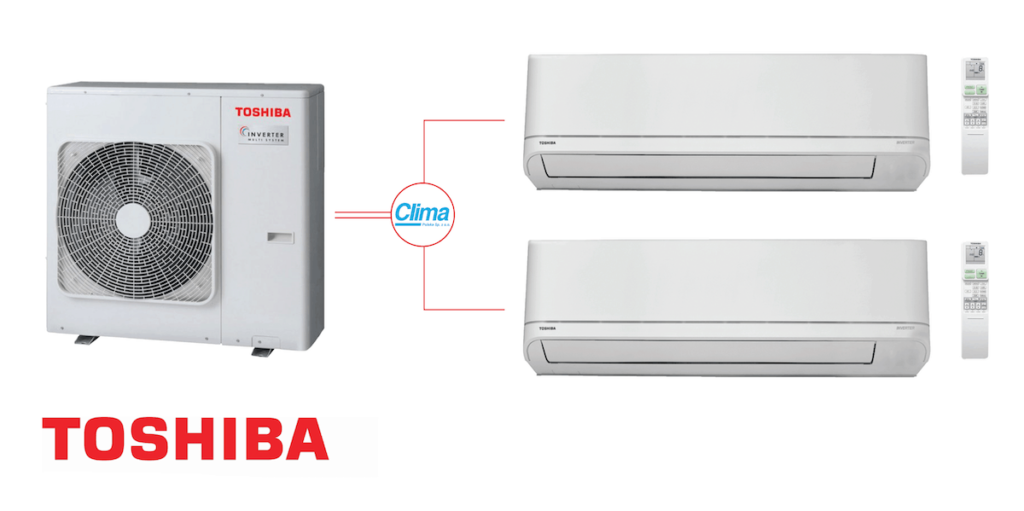 Klimatyzacja Multisplit Toshiba - System Multi-split Toshiba - Clima